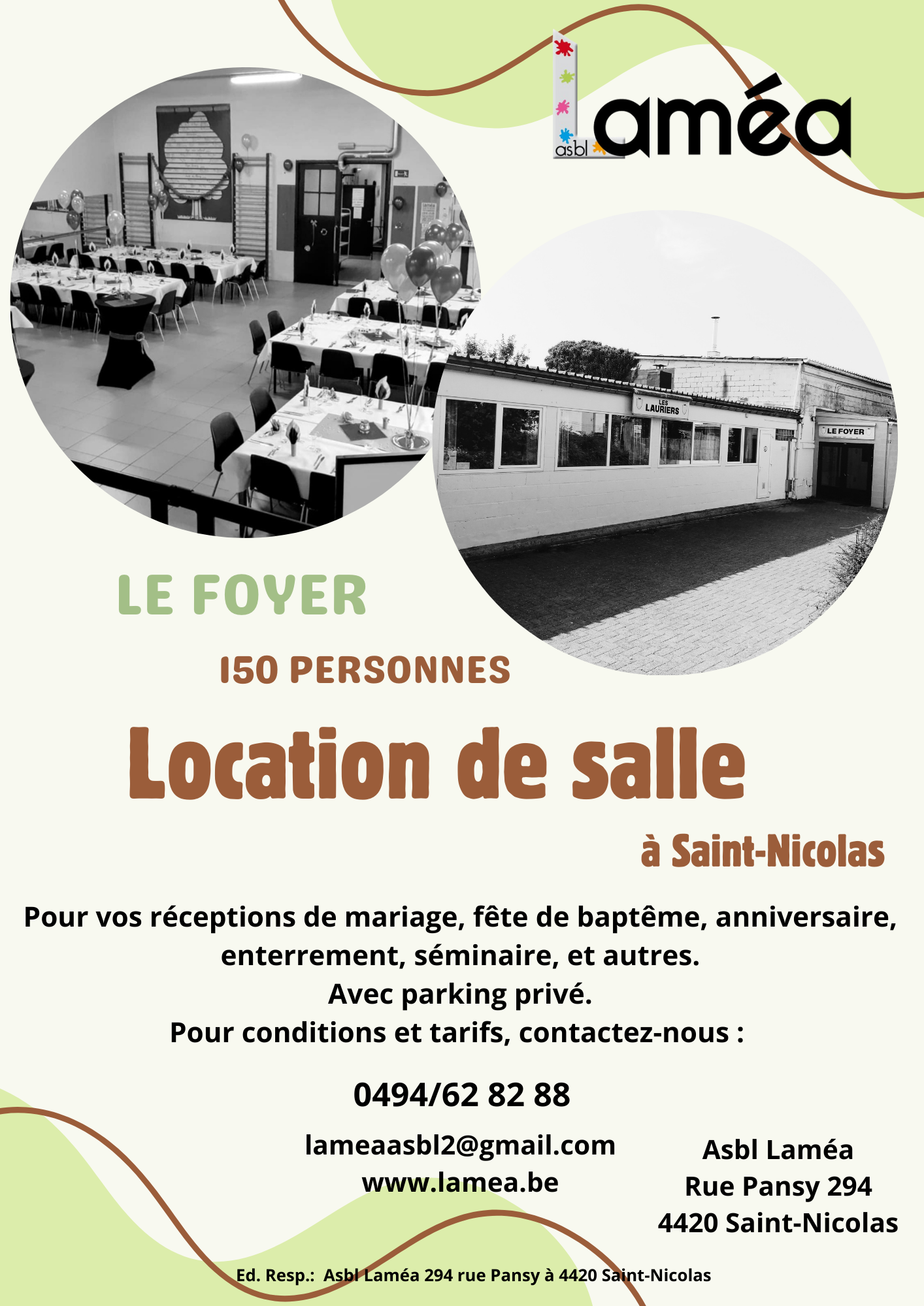 Salle le « FOYER » – LAMEA Asbl